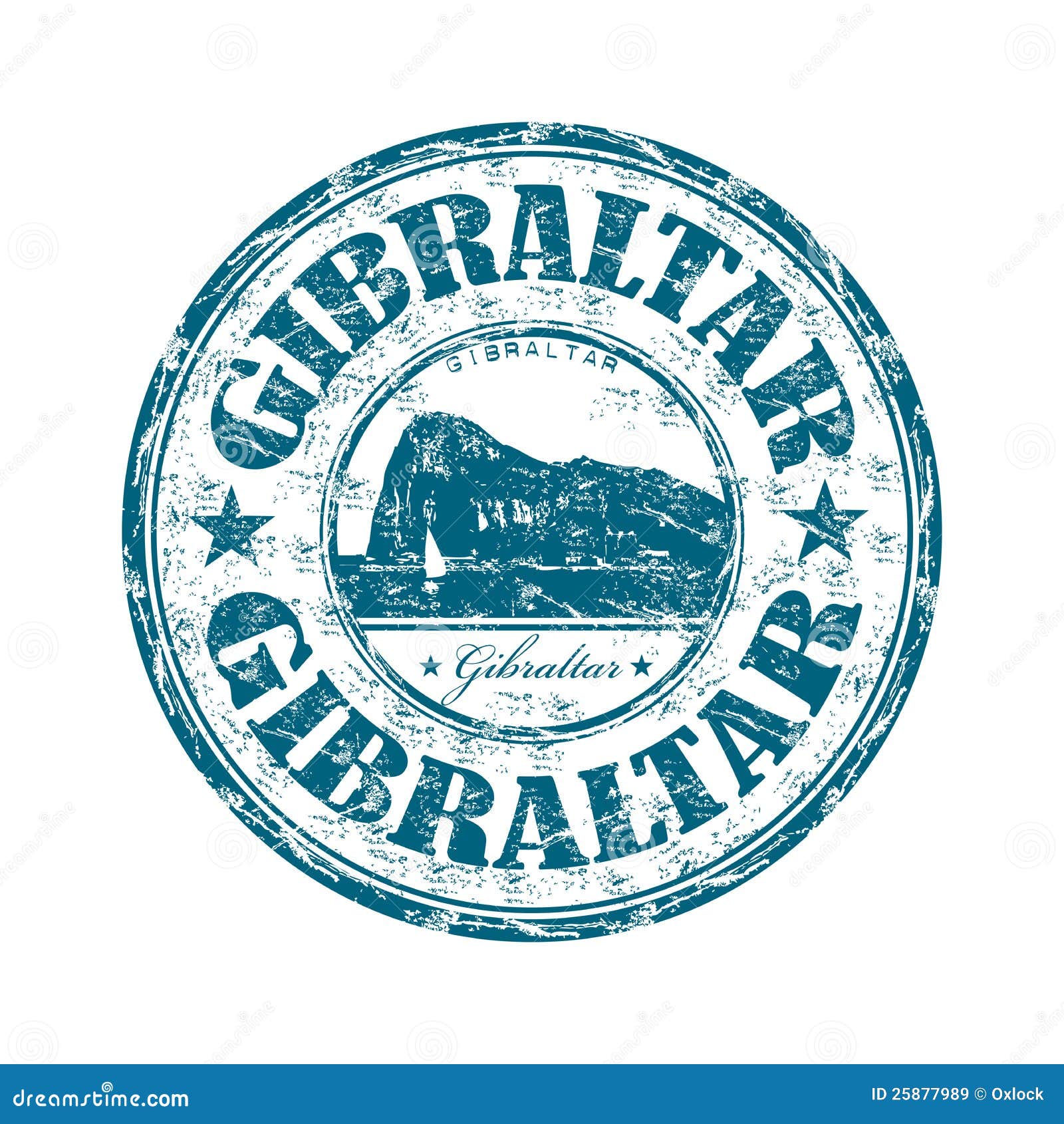 Gibraltar Grunge Rubber Stamp Stock Vector - Illustration of cliff ...