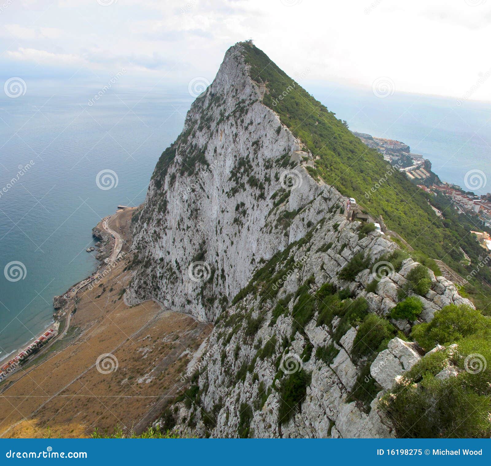 Gibraltar Highest Point stock image. Image of geography - 16198275