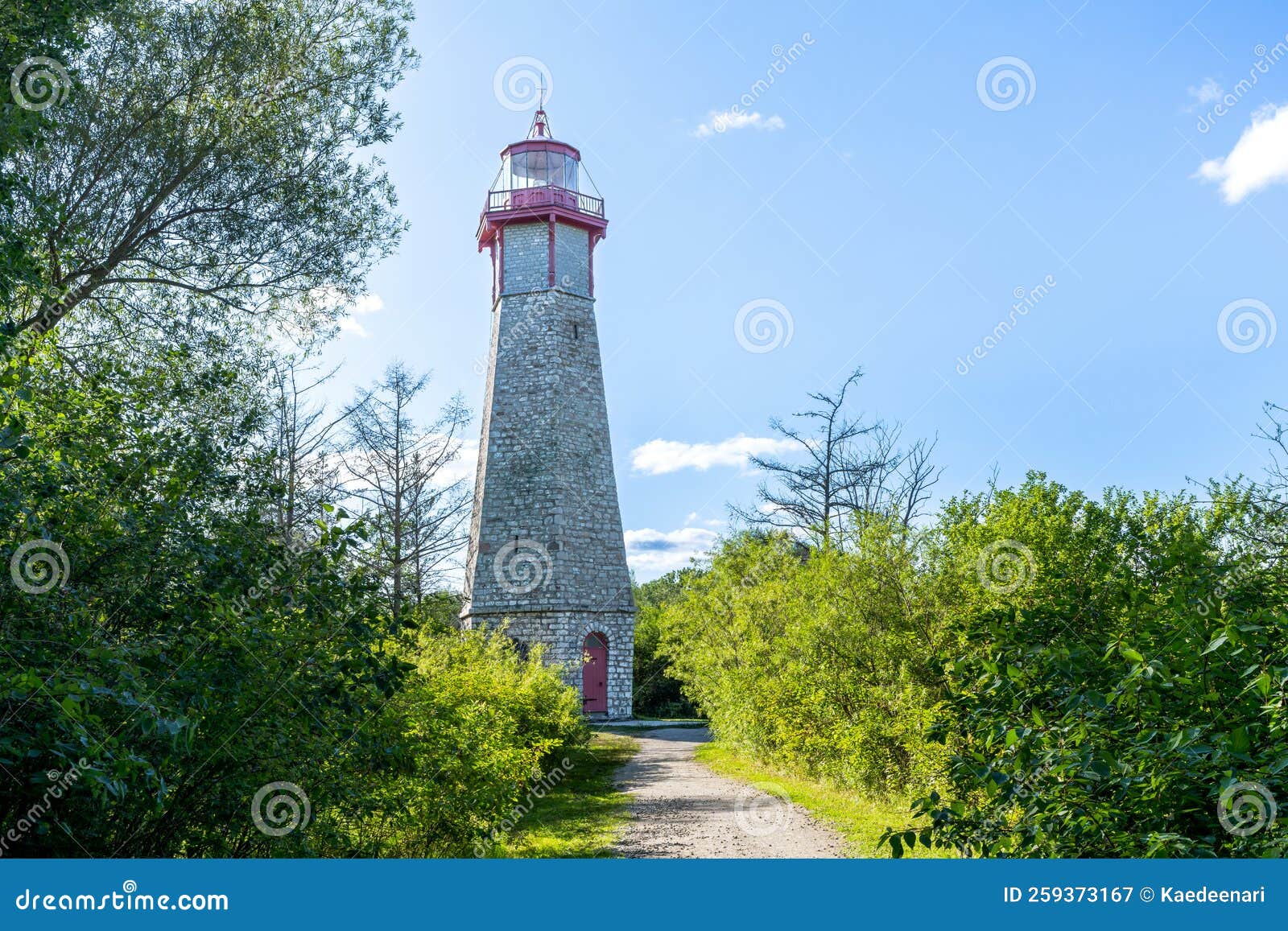 Gibraltar Point Lighthouse. Toronto Islands Stock Image - Image of ...