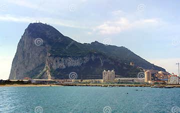 Gibraltar Rock stock photo. Image of gibraltar, hill, silhouette - 1412584