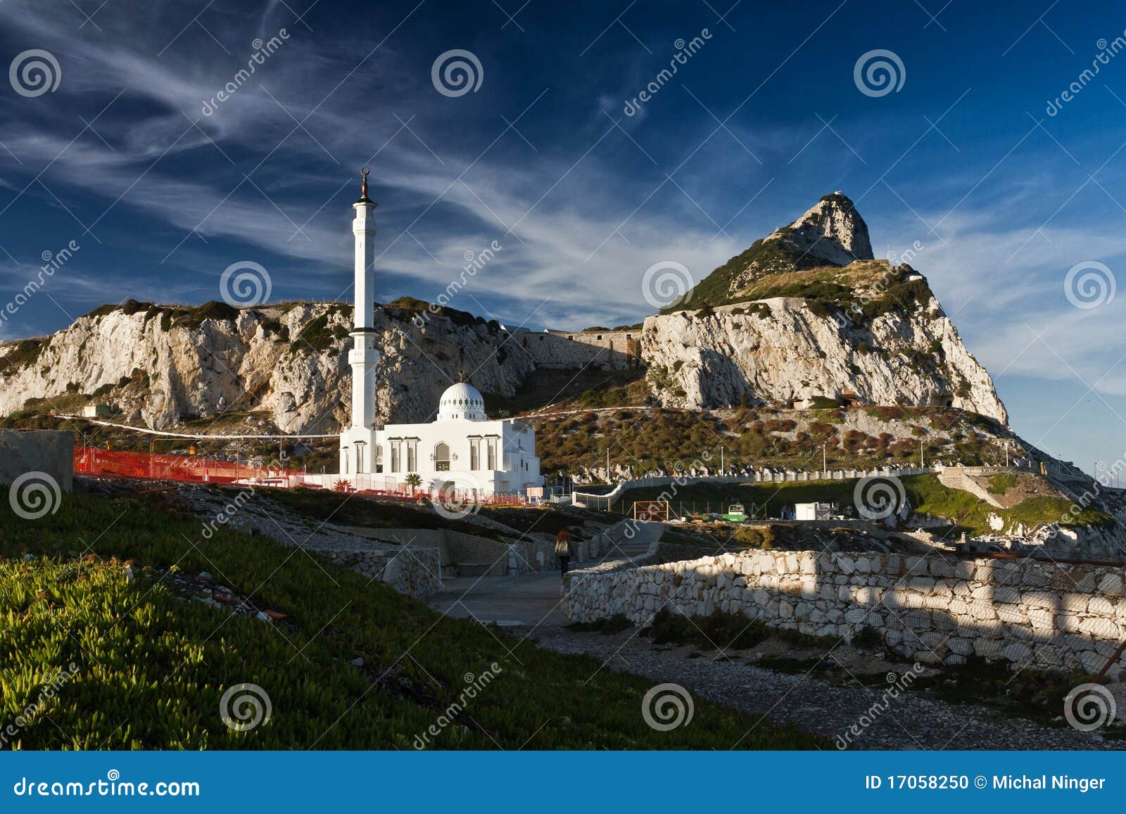 Gibraltar rock stock photo. Image of business, architecture - 17058250