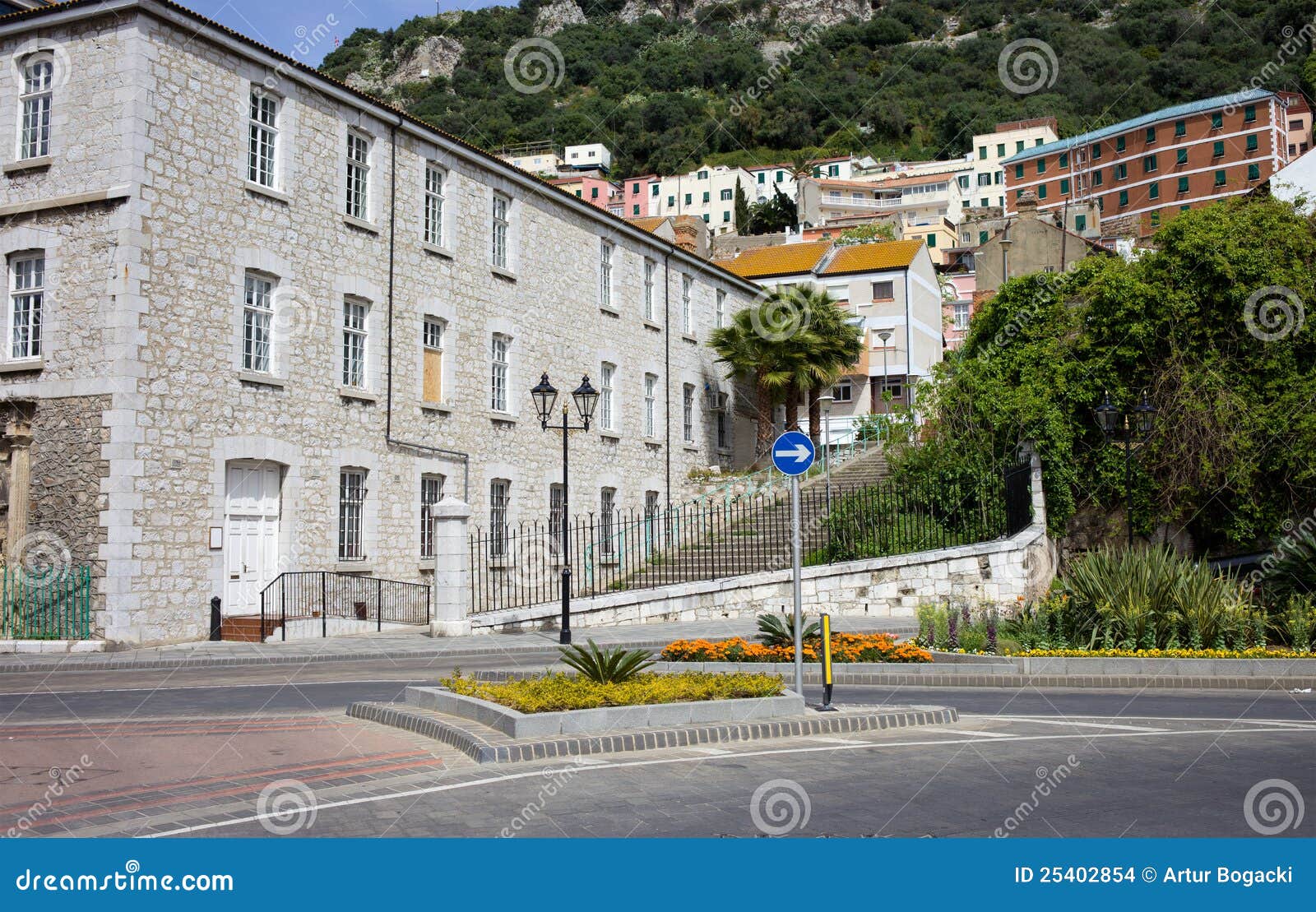 Gibraltar Town stock photo. Image of travel, scenery - 25402854