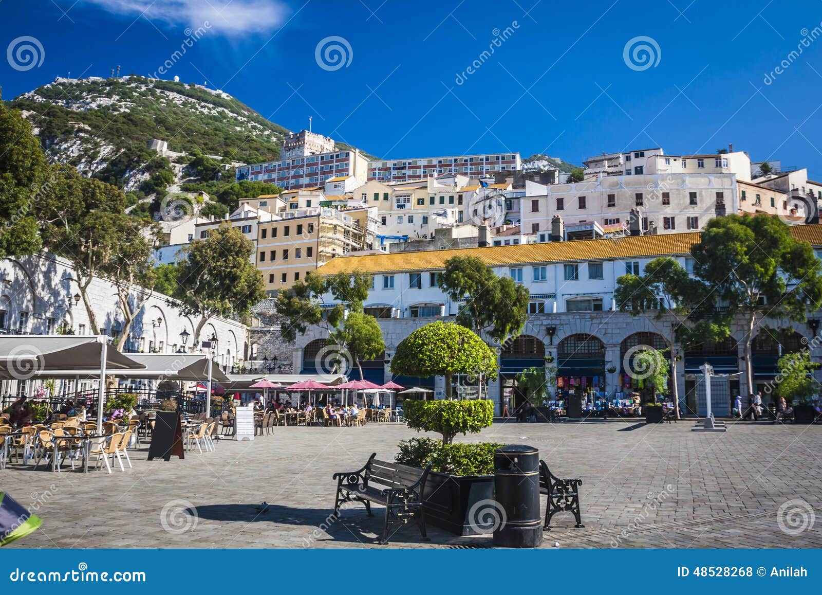 Gibraltar, UK stock photo. Image of summer, sunset, gate - 48528268