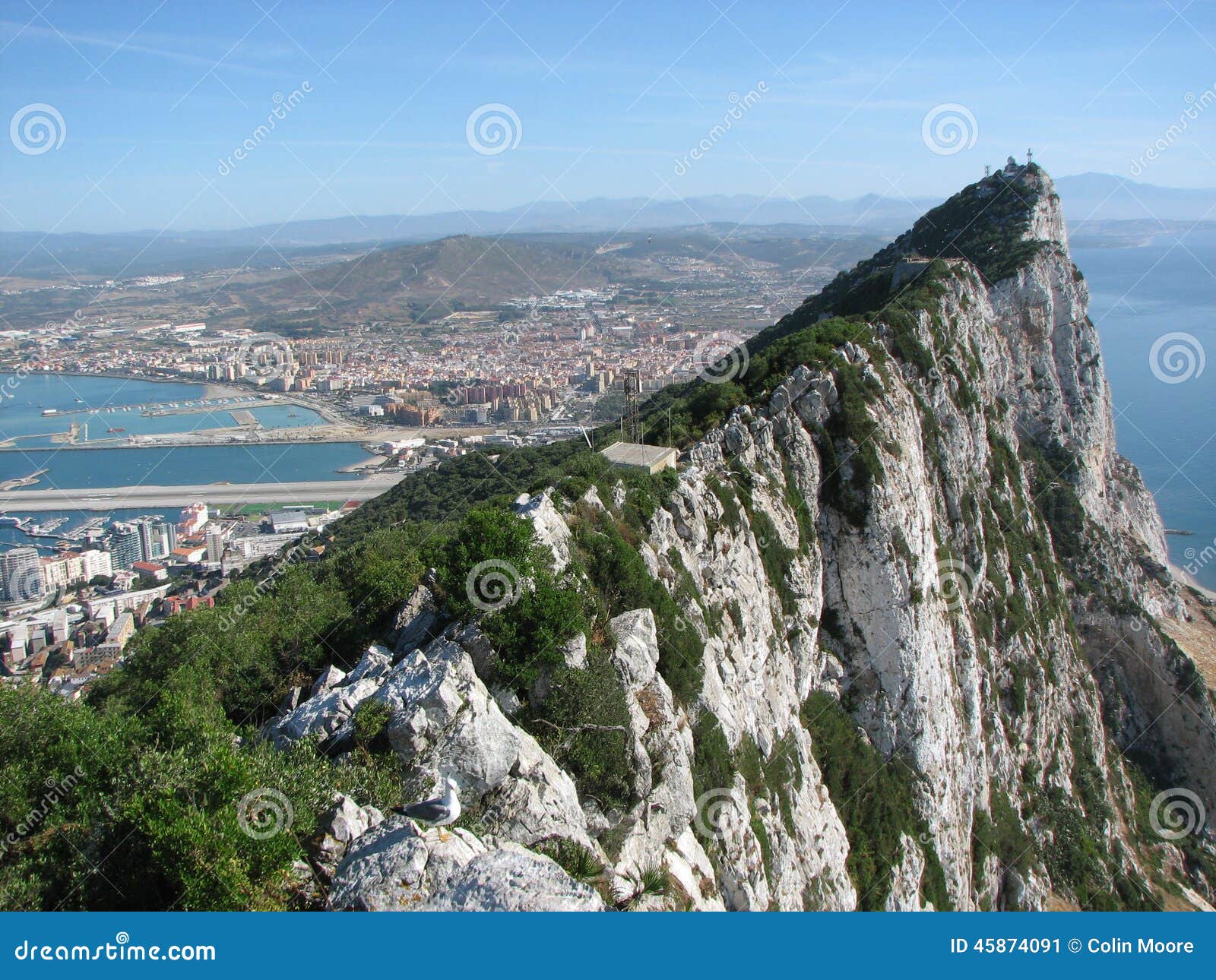 Gibraltar stock image. Image of formation, araordf, cliff - 45874091