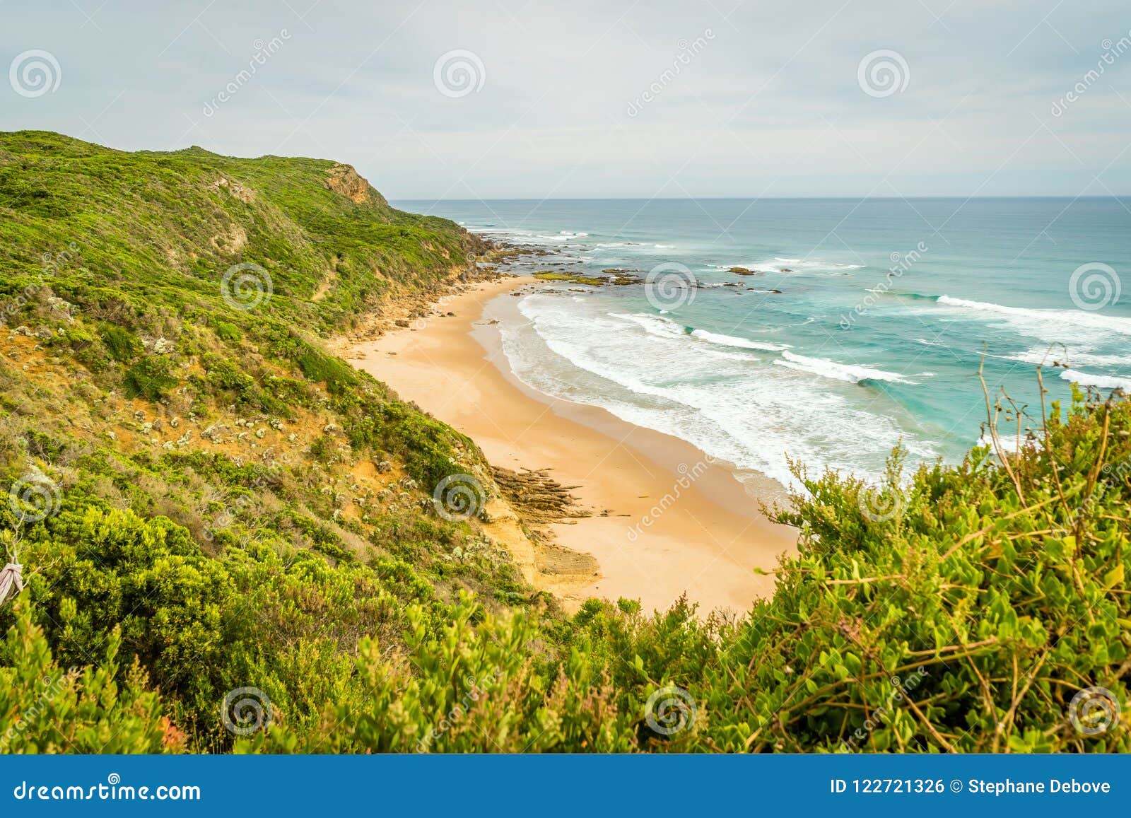 Gibsons Steps on the Great Ocean Road, View of the Beach and Ocean ...
