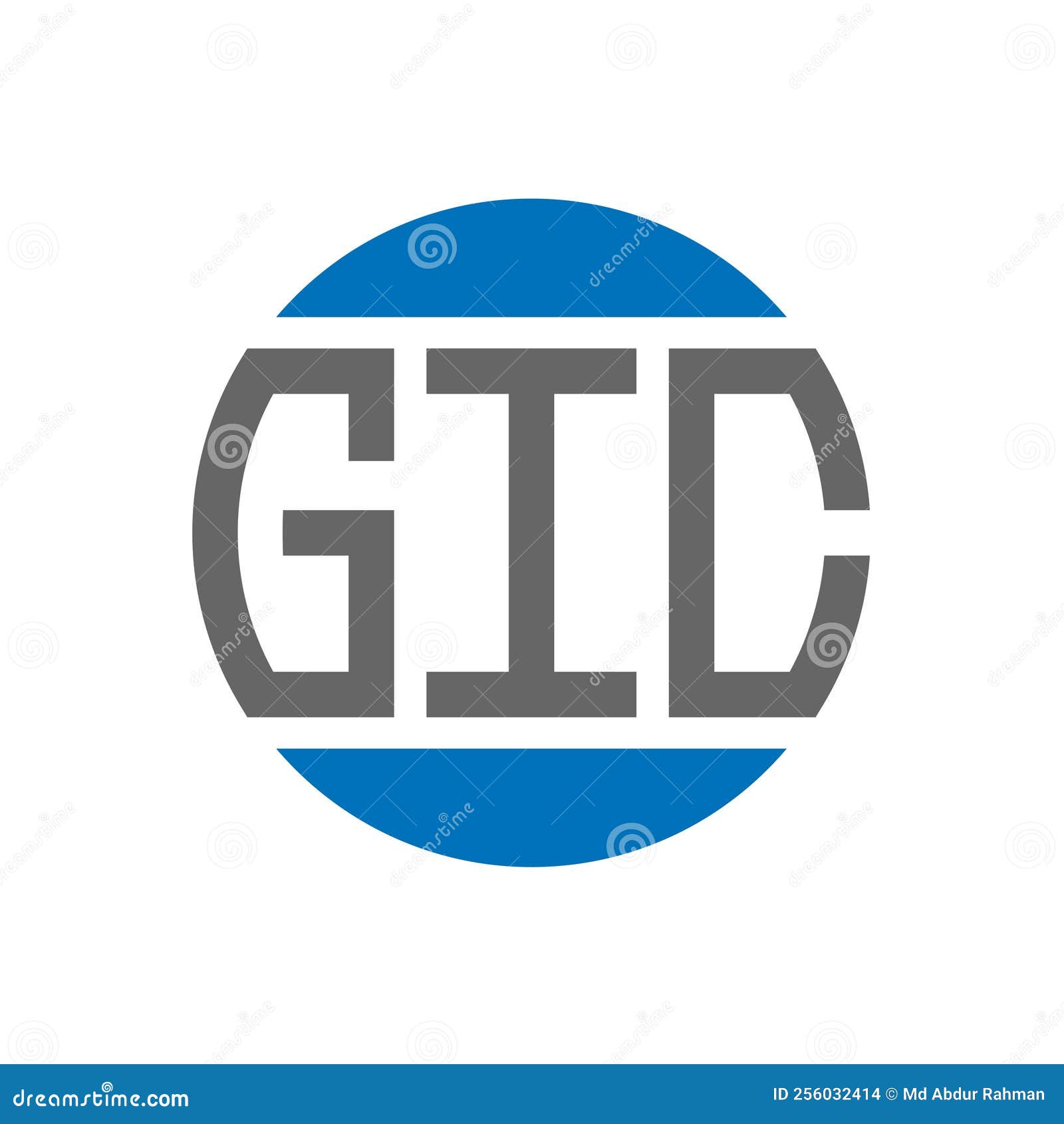 GIC Letter Logo Design on White Background. GIC Creative Initials ...