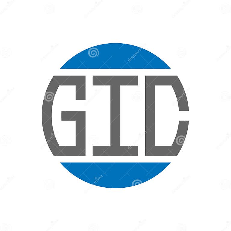 GIC Letter Logo Design on White Background. GIC Creative Initials ...