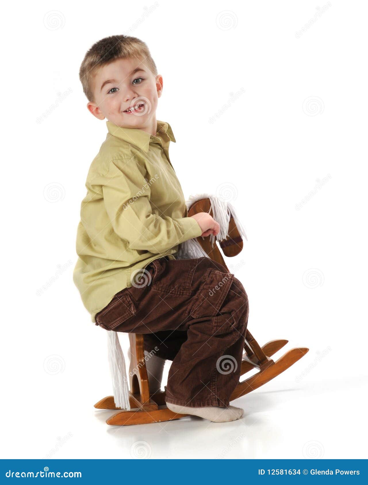 Giddy-Up! stock photo. Image of smiling, male, small - 12581634