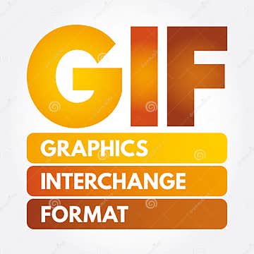 GIF - Graphics Interchange Format Acronym Stock Illustration ...