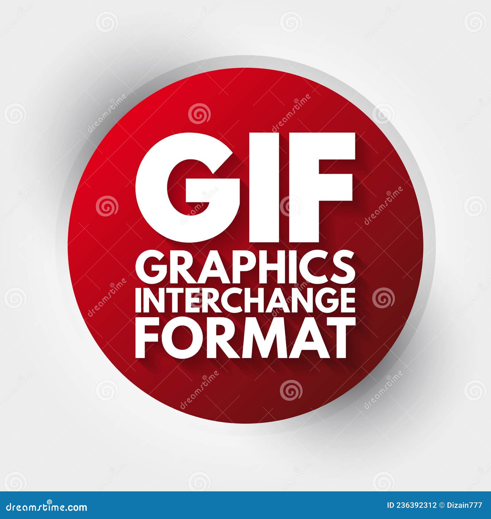 GIF - Graphics Interchange Format Acronym, Concept Background Stock ...