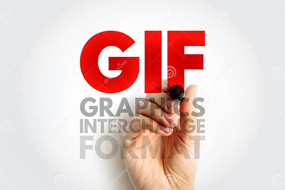 GIF Graphics Interchange Format - Type of Bitmap Image Format, Acronym ...