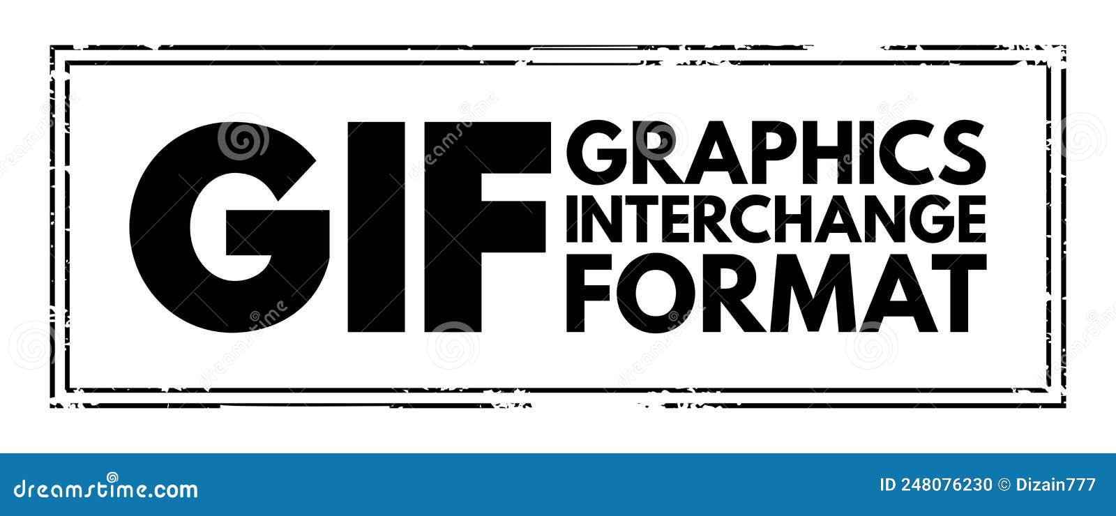 GIF Graphics Interchange Format - Type of Bitmap Image Format, Acronym ...