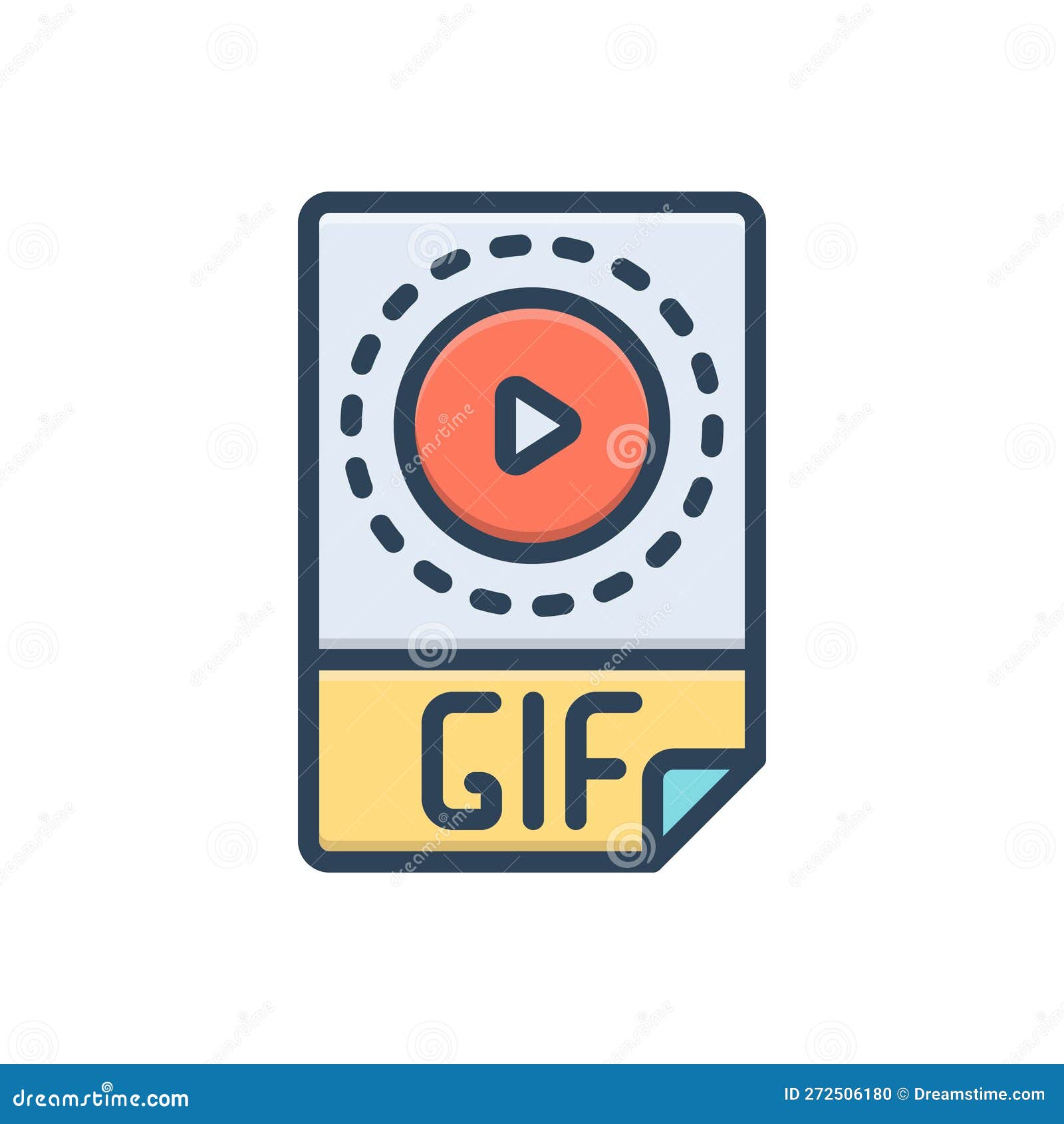 Color Illustration Icon for Gif, File and Changers Stock Vector ...