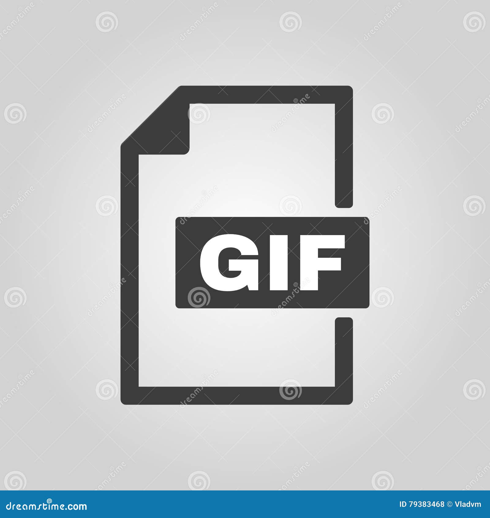 The GIF Icon. File Format Symbol Stock Vector - Illustration of ...