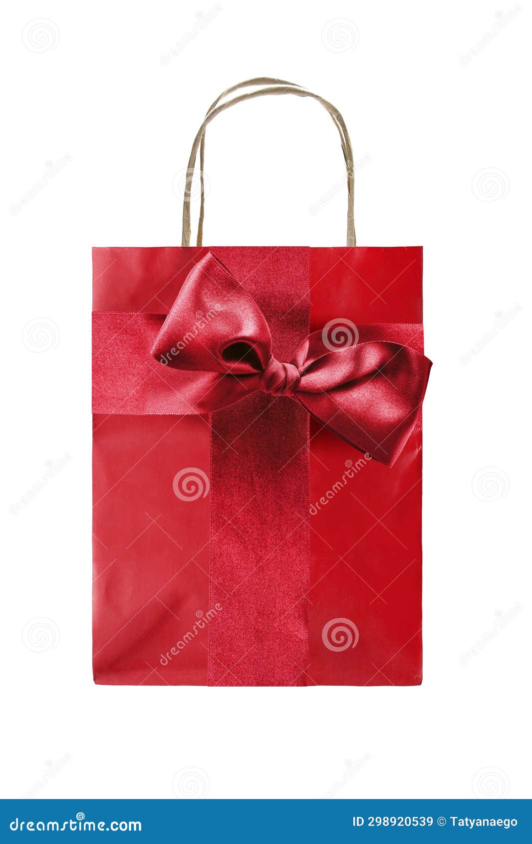 Gift bag isolated stock image. Image of object, isolated - 298920539