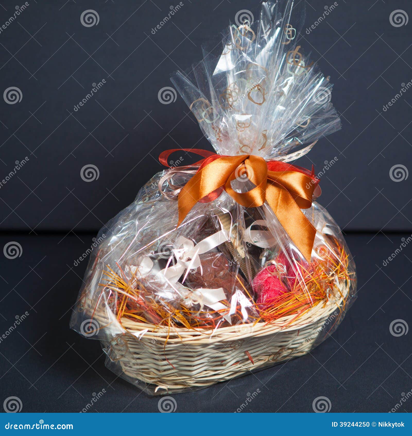 Gift basket stock photo. Image of birthday, background - 39244250