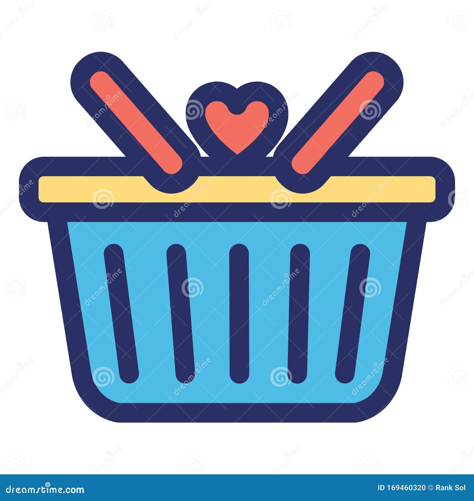 Gift Basket, Gift Hamper Isolated Vector Icon Which Can Easily Modify ...