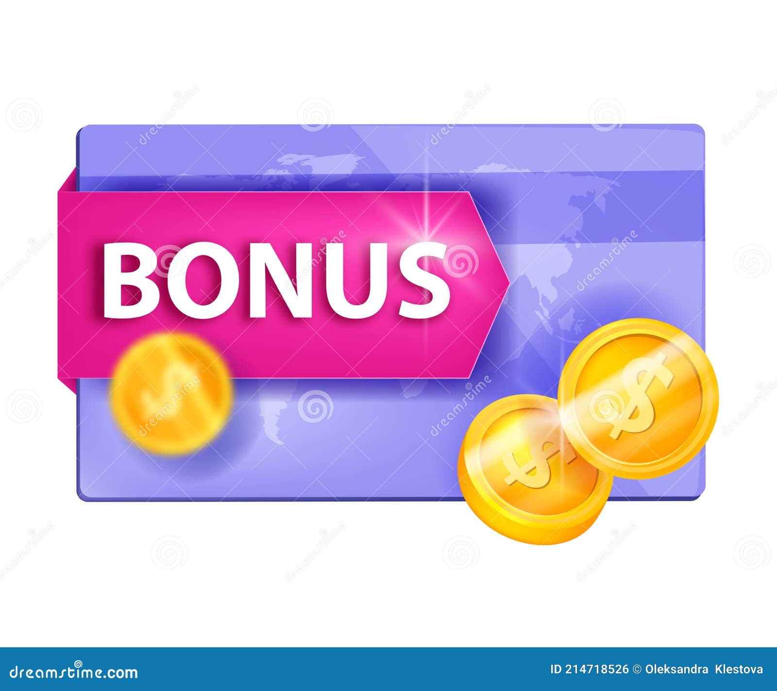 Gift Bonus Card, Customer Reward, Loyalty Program Vector Illustration ... Gift Bonus Card, Customer Reward, Loyalty Program Vector Illustration ...