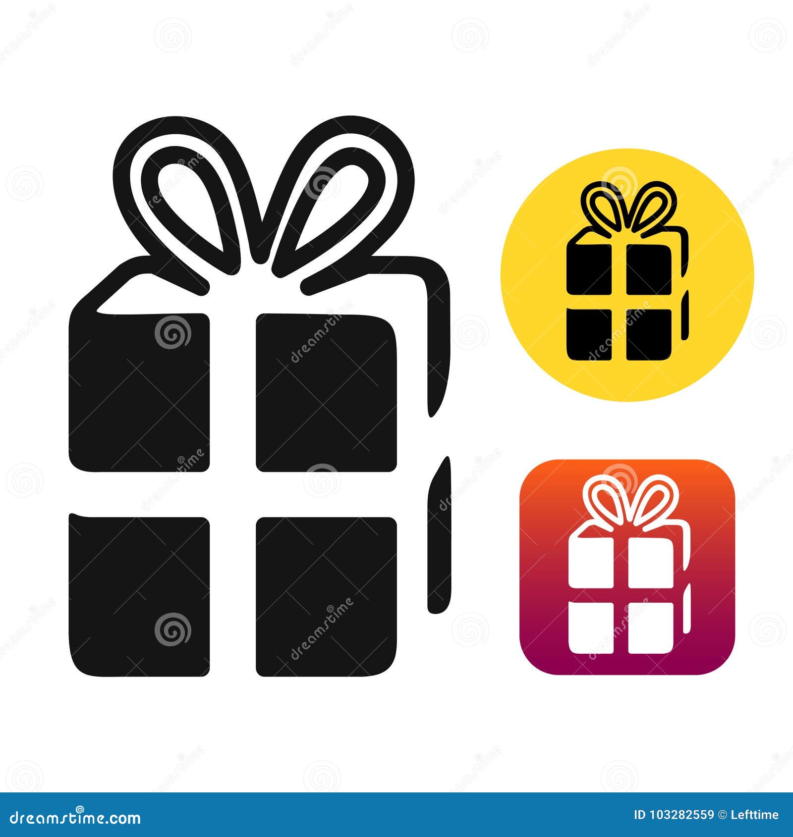 Gift of book stock vector. Illustration of isolated - 103282559