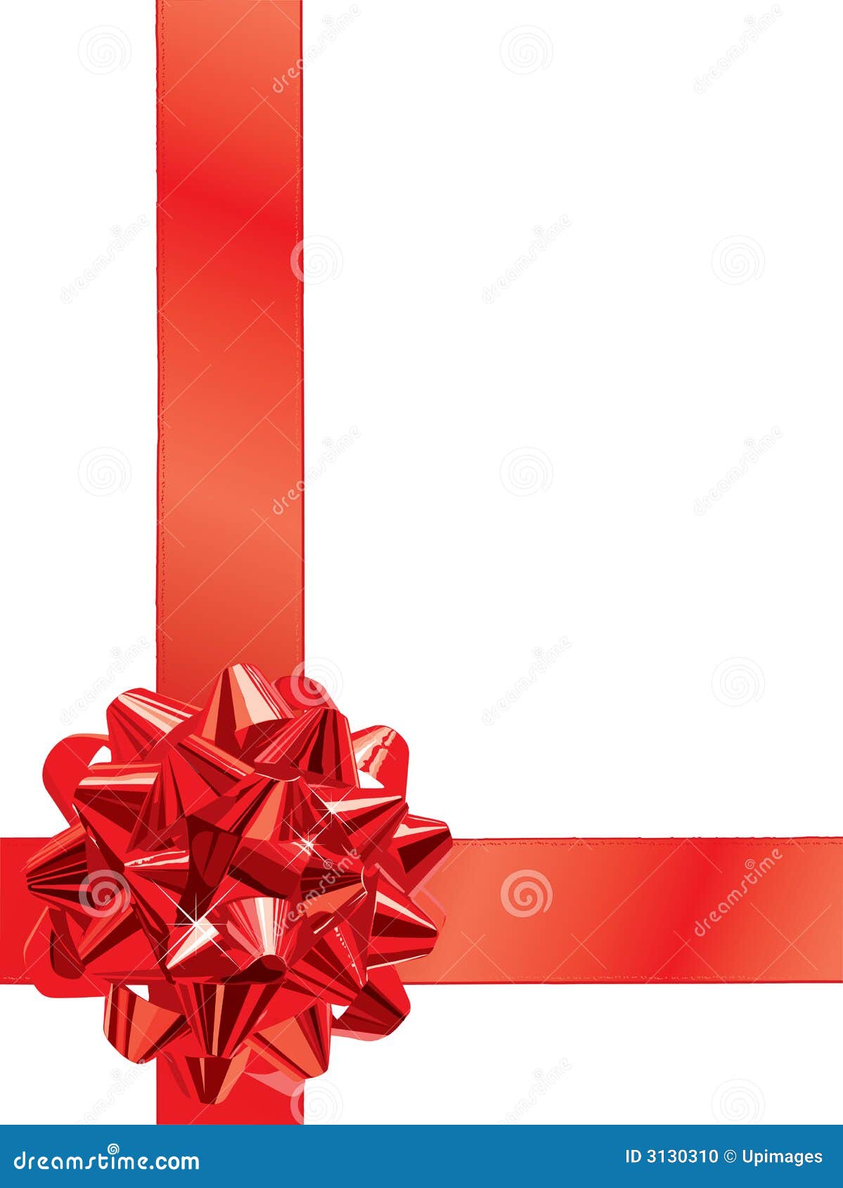 Gift Bow stock vector. Illustration of greeting, ribbon - 3130310