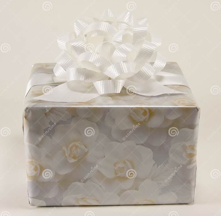 Gift Box stock photo. Image of floral, white, birthday - 5490042