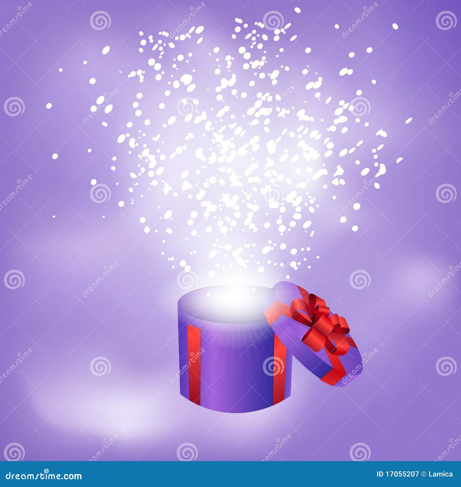 Gift Box Abstract Background Stock Vector - Illustration of postcard ...