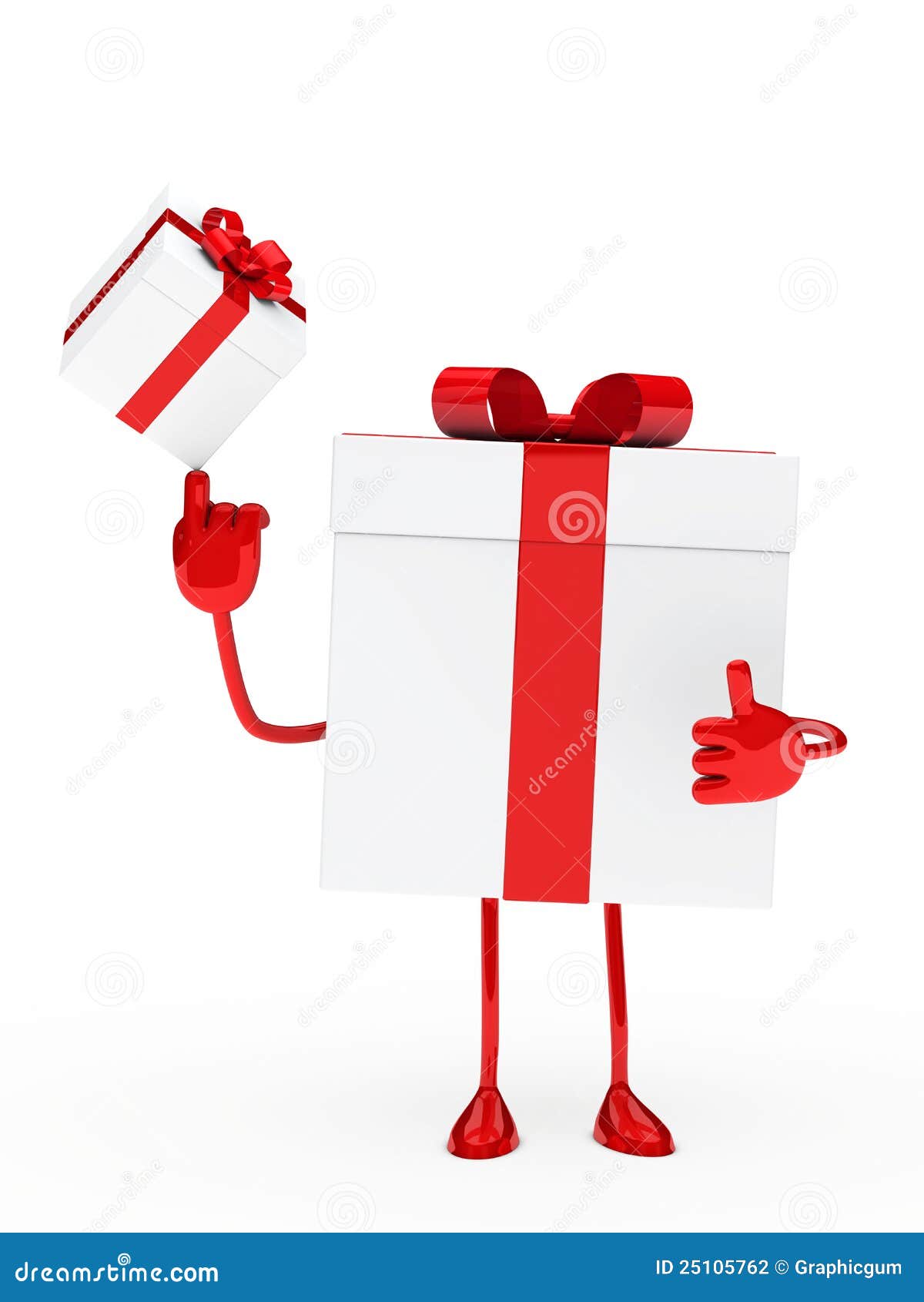 Gift box balance stock illustration. Illustration of festive - 25105762