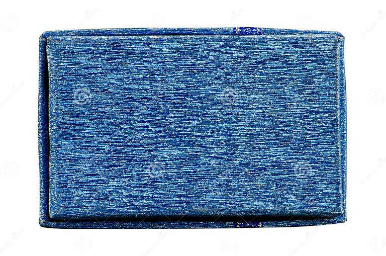 Gift Box Blue Color on White Background,Clipping Path Stock Photo ...