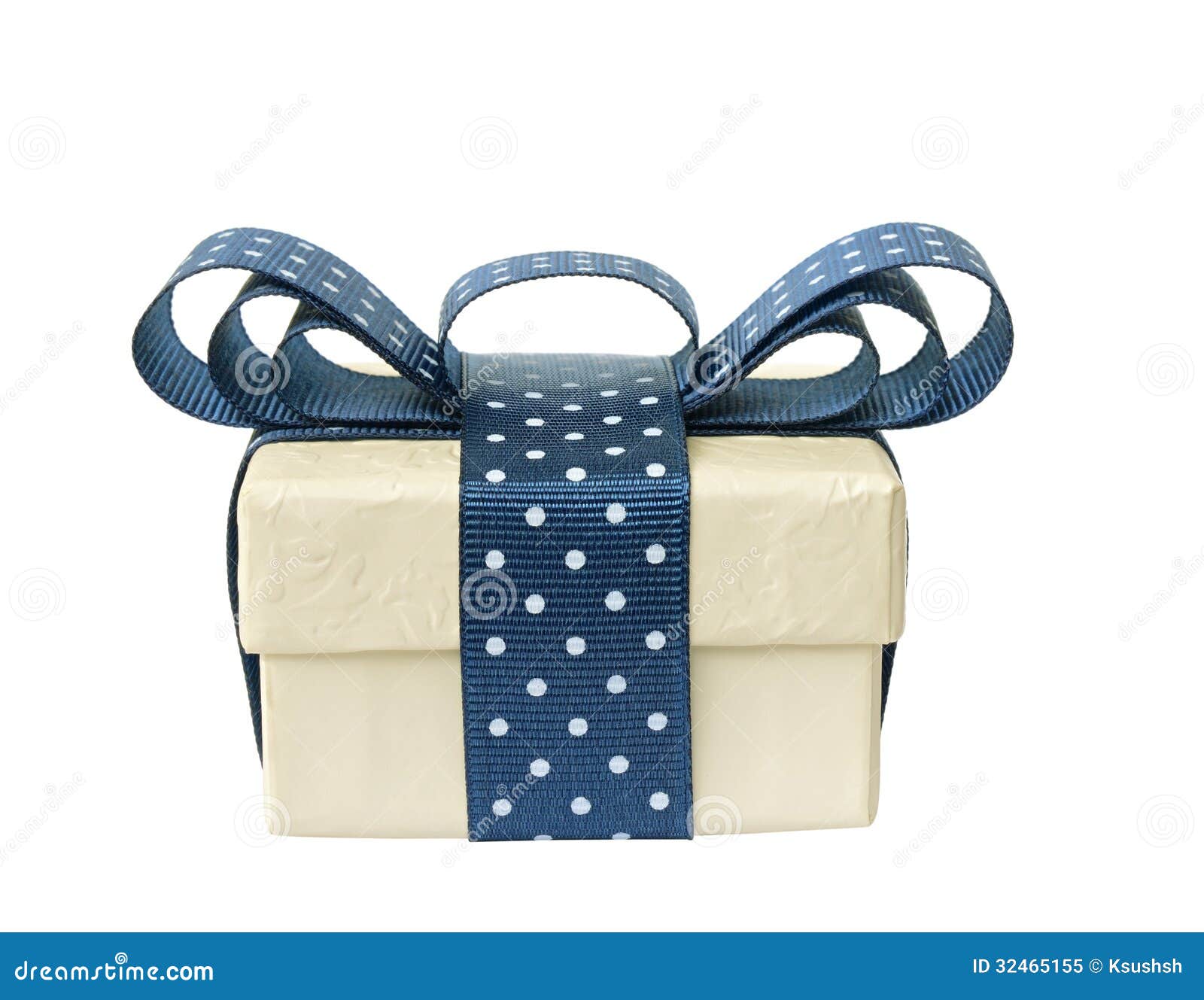 Gift box with a bow stock image. Image of prize, wrapped - 32465155