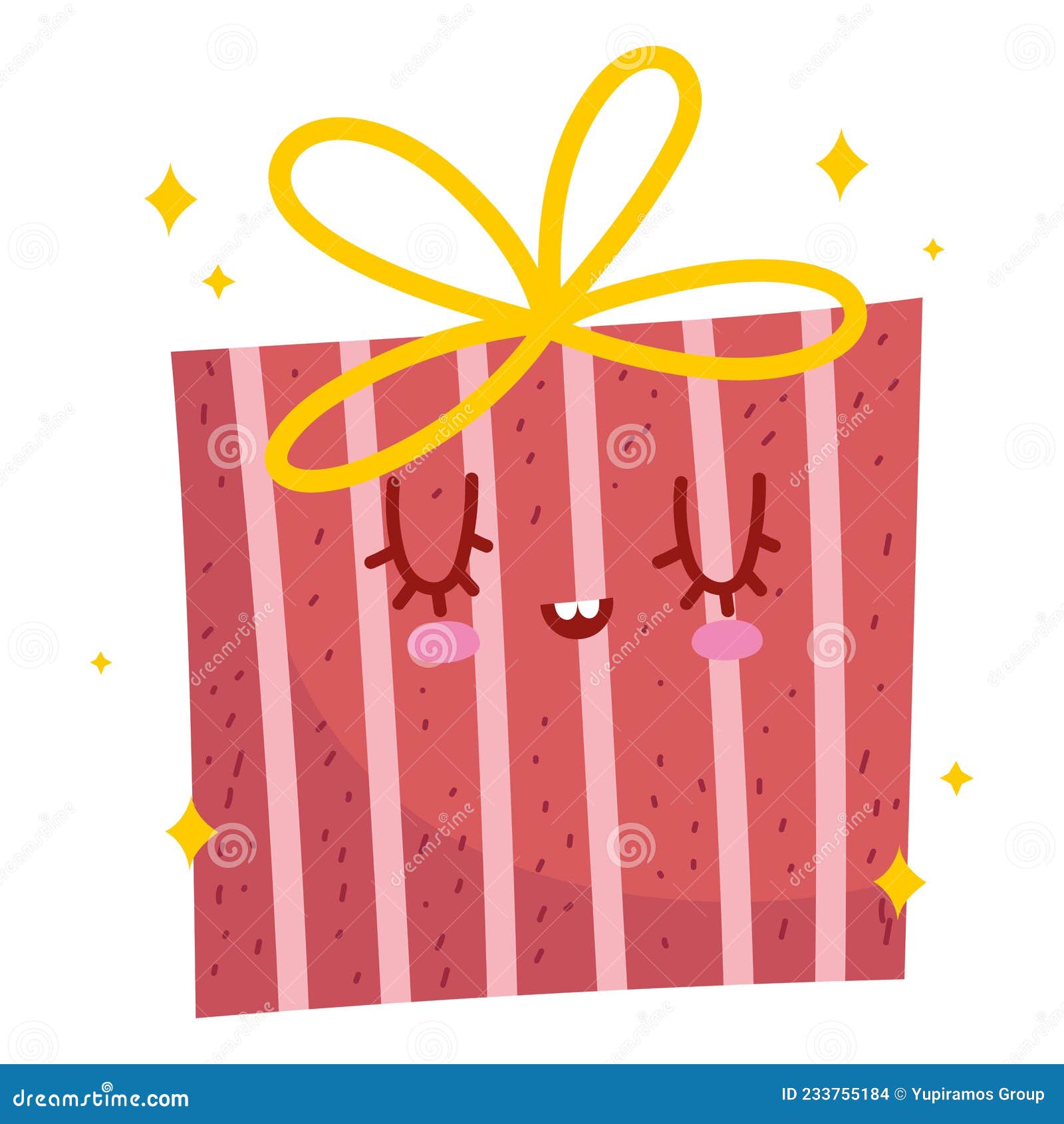 Gift box cartoon stock vector. Illustration of celebration - 233755184