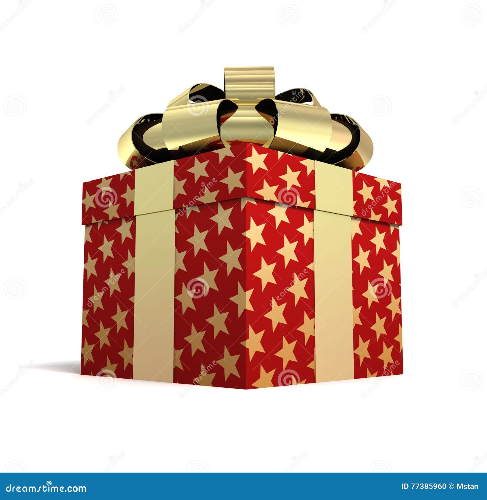 Gift Box Concept 3d Illustration Stock Illustration - Illustration of ...