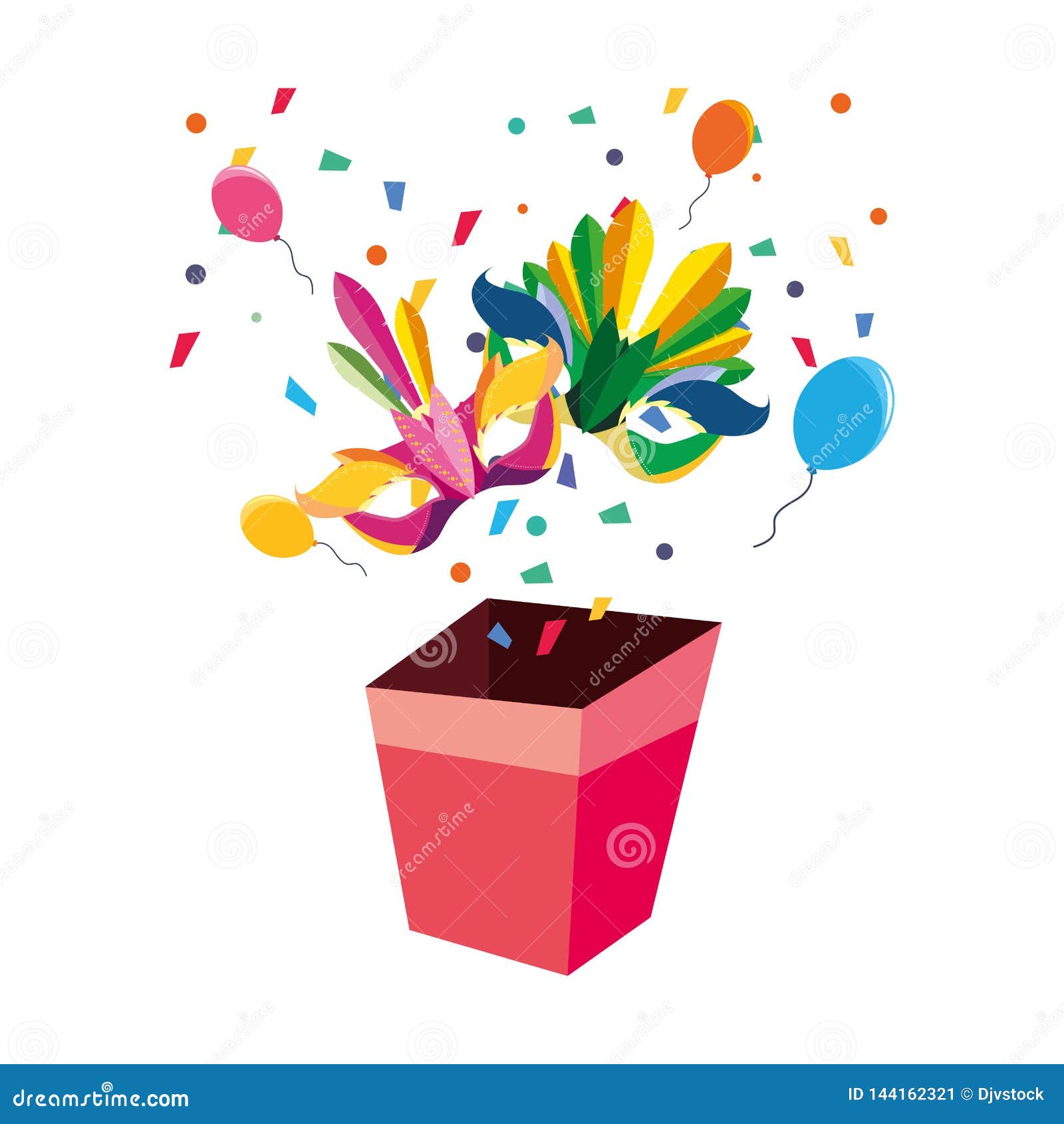 Gift box design stock illustration. Illustration of birthday - 144162321