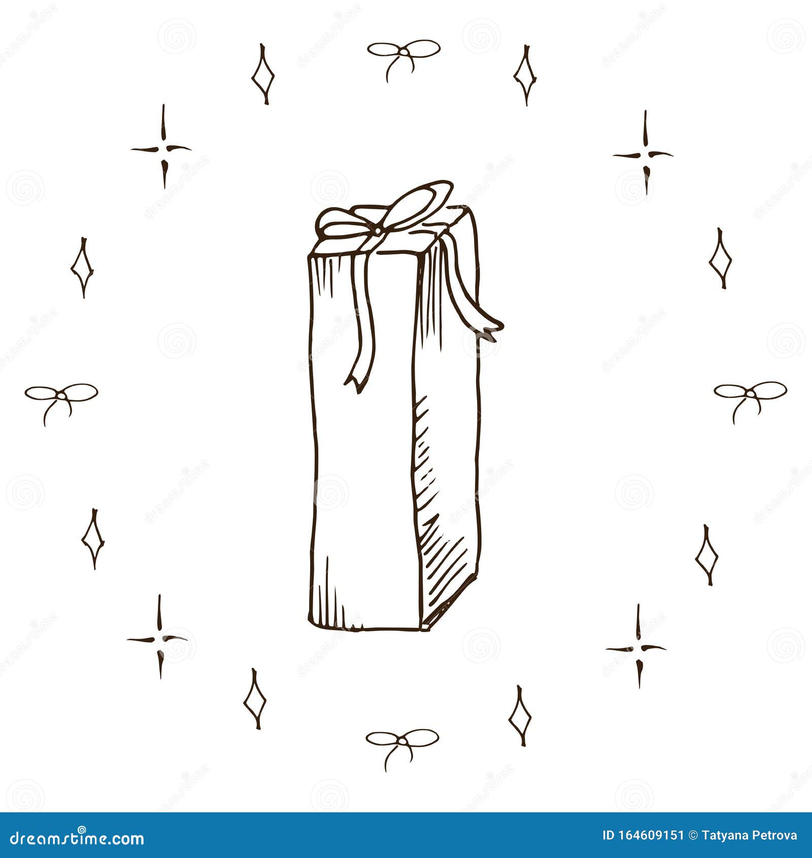 Doodle Narrow Alphabet, Simple Letters Royalty-Free Stock Photo ...