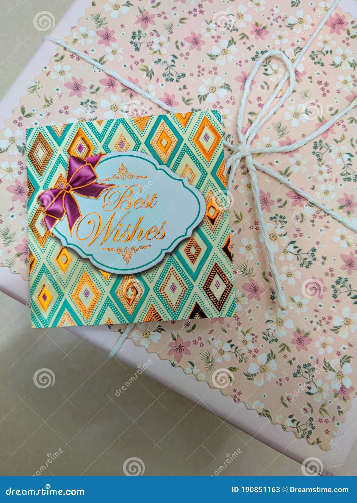 The Gift of a Box Full of Happiness Stock Image - Image of wishcard ...