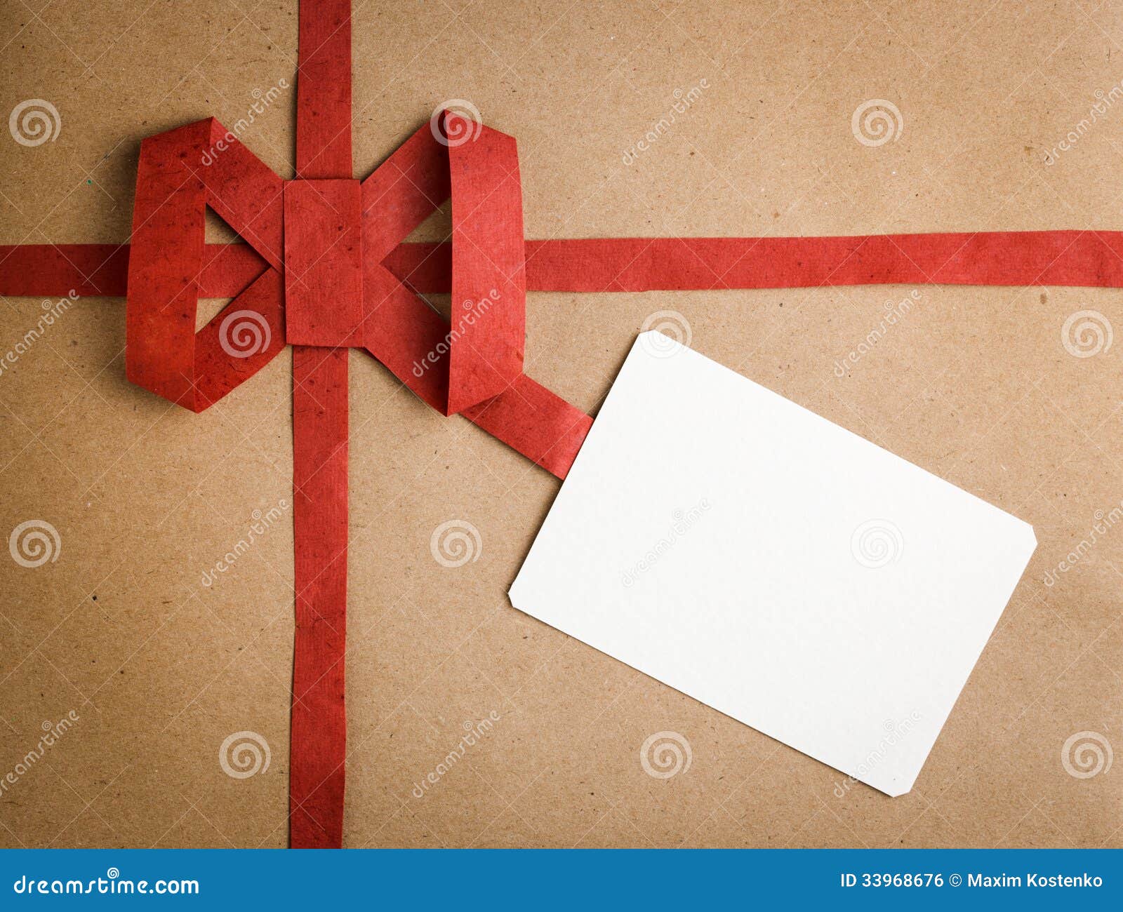 Gift box with gift tag stock photo. Image of design, white - 33968676