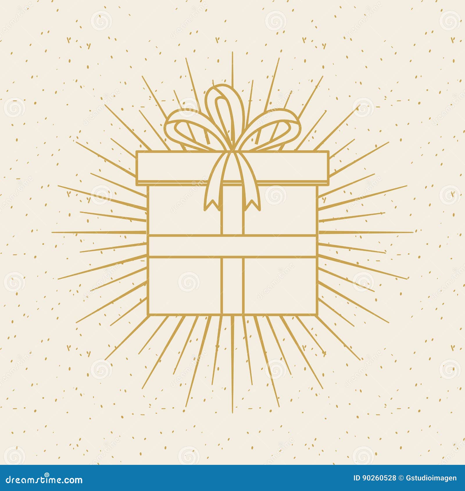 Gift box icon stock vector. Illustration of ornament - 90260528