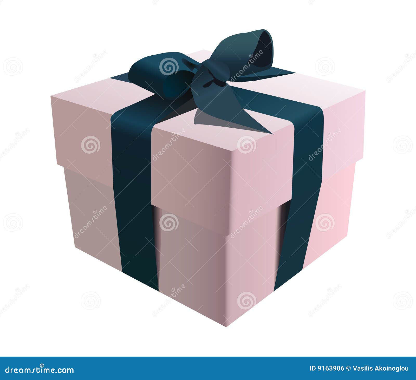 Gift Box illustration stock vector. Illustration of vector - 9163906