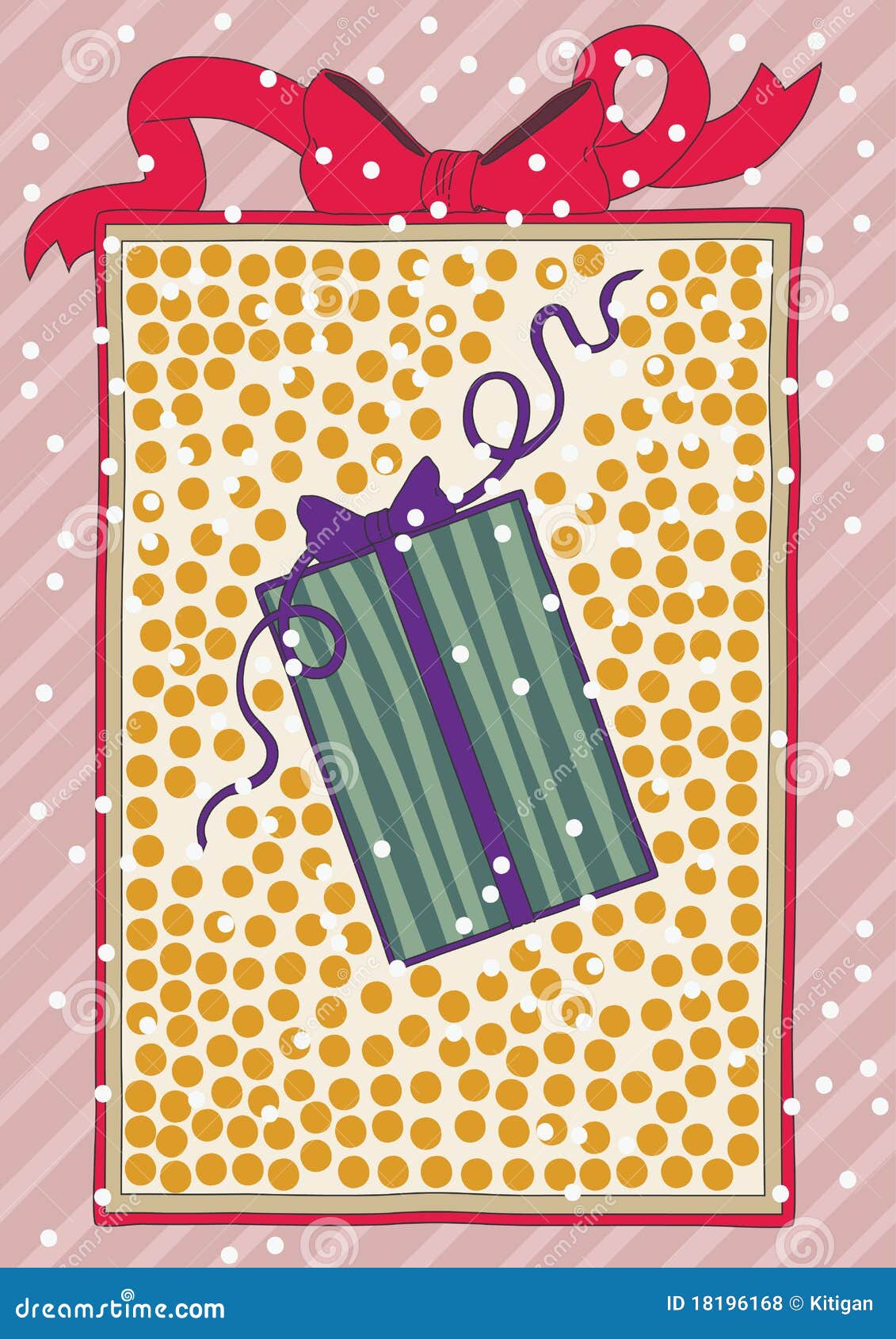 Gift Box Inside the Gift Box Stock Vector - Illustration of circle ...