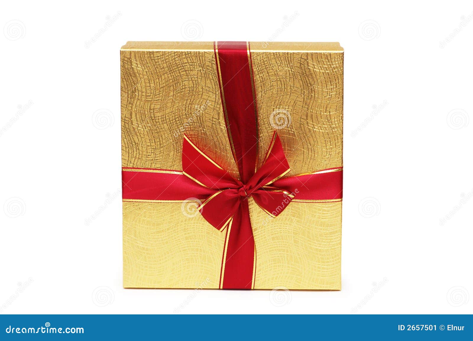 Gift box isolated stock image. Image of wrap, ornament - 2657501