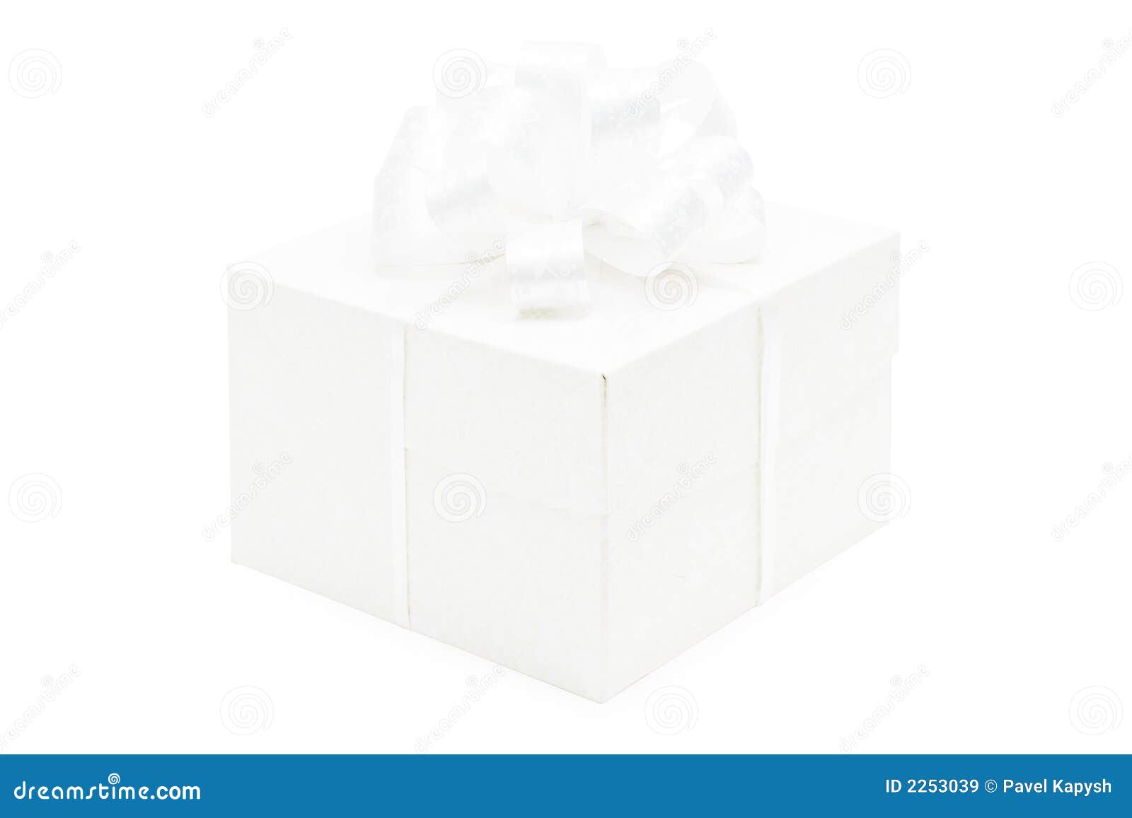 Gift Box (isolated on White) Stock Image - Image of carton, decoration ...