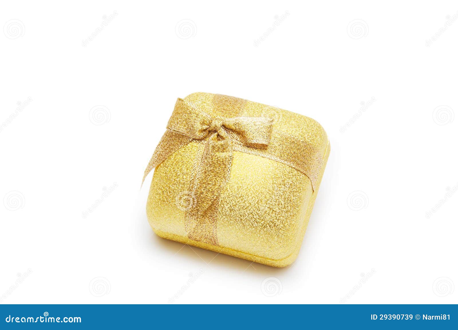 Gift Box on White Background Stock Image - Image of holiday, luxury ...