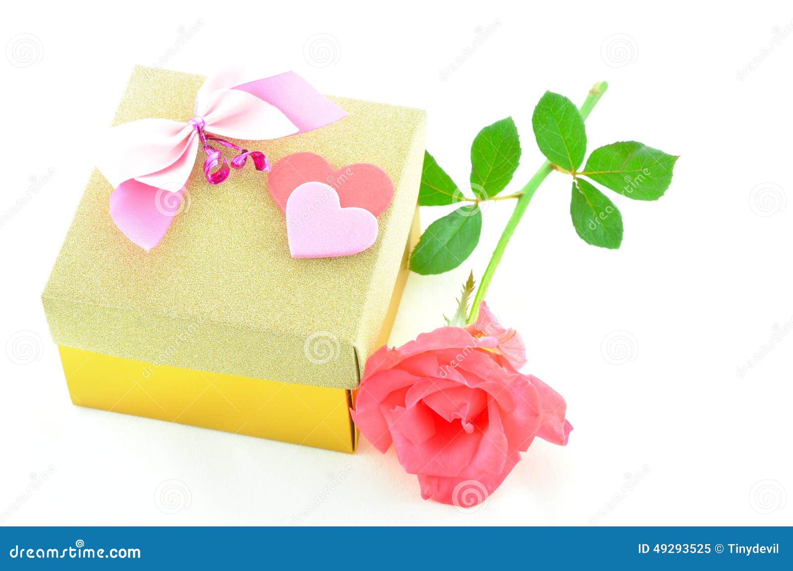 Gift box stock image. Image of present, birthday, falling - 49293525