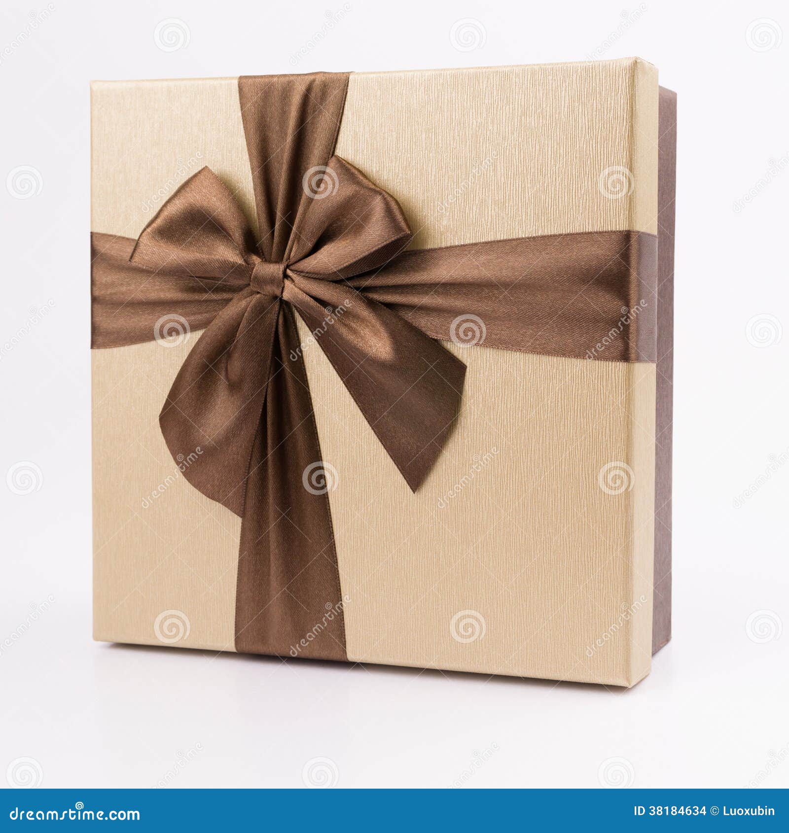 Gift box with nice ribbon stock photo. Image of celebration - 38184634