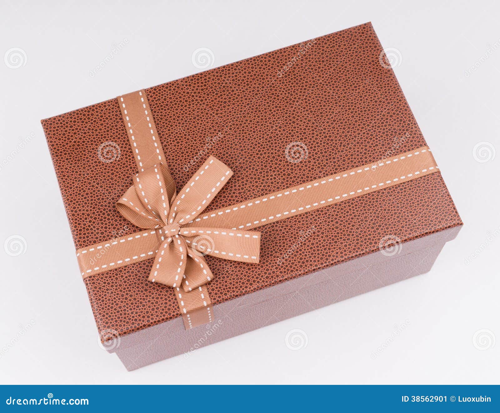 Gift box with nice ribbon stock image. Image of present - 38562901