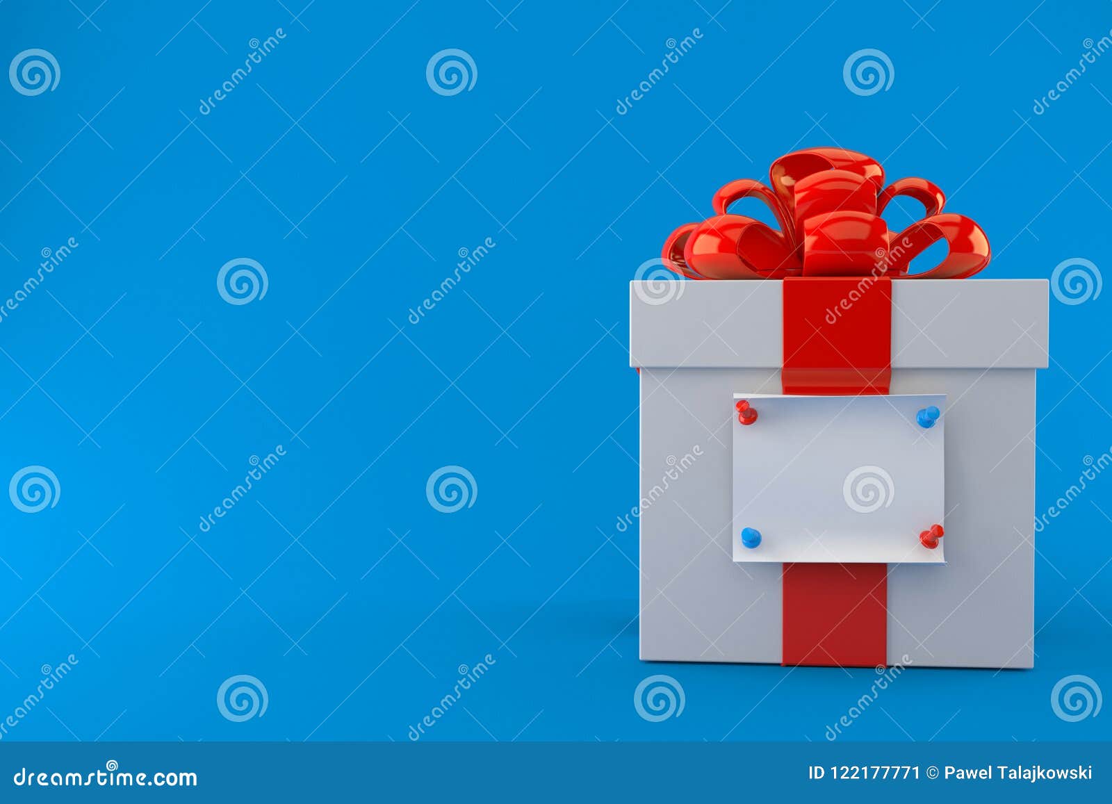 Gift box with note stock illustration. Illustration of note - 122177771