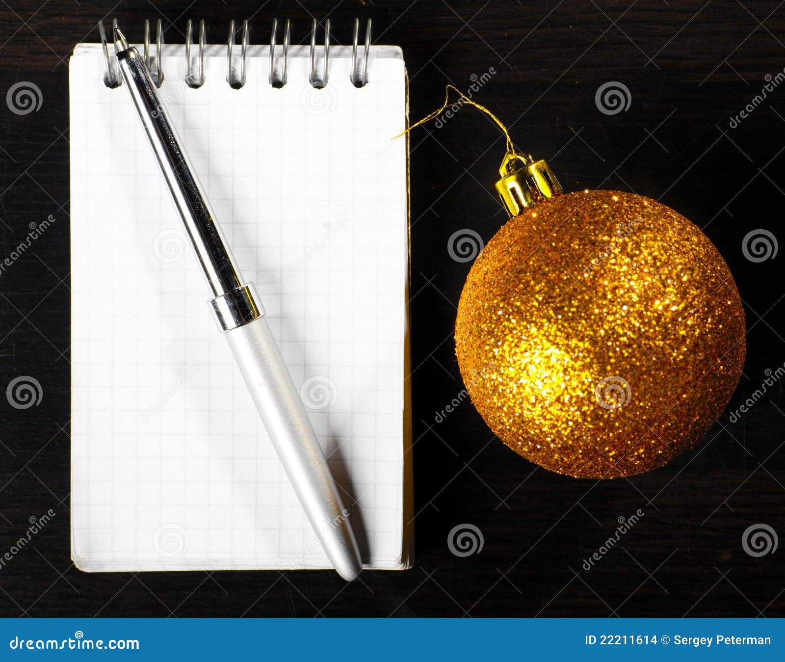 Gift box with notepad stock photo. Image of notes, copy - 22211614