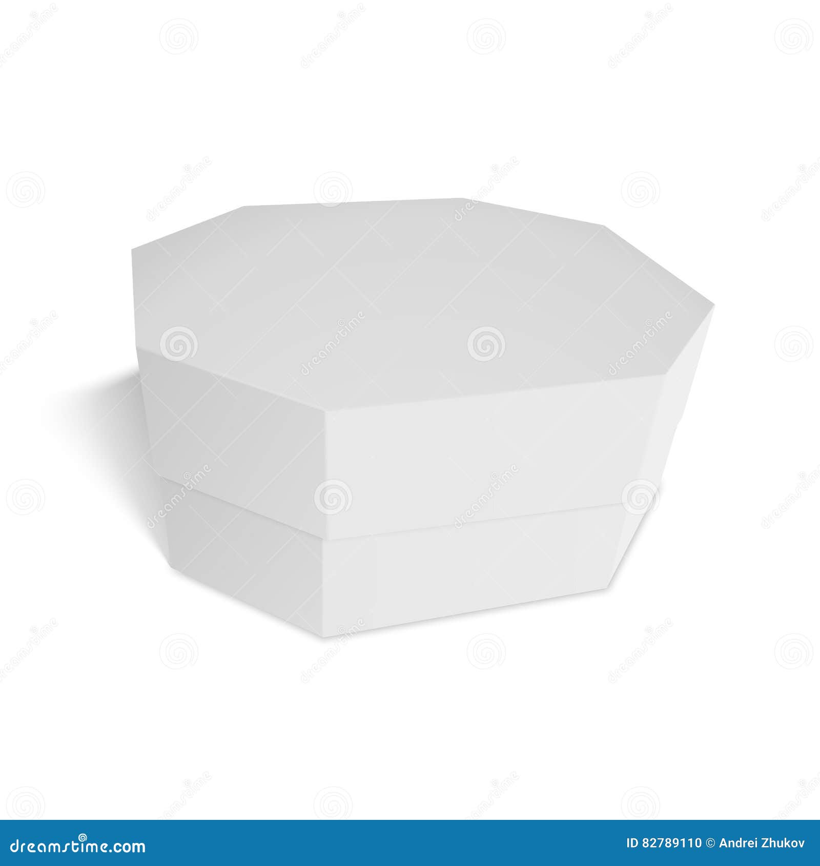 Gift Box Octagonal, Candy, Gifts or Food. Template for Your Design. on ...