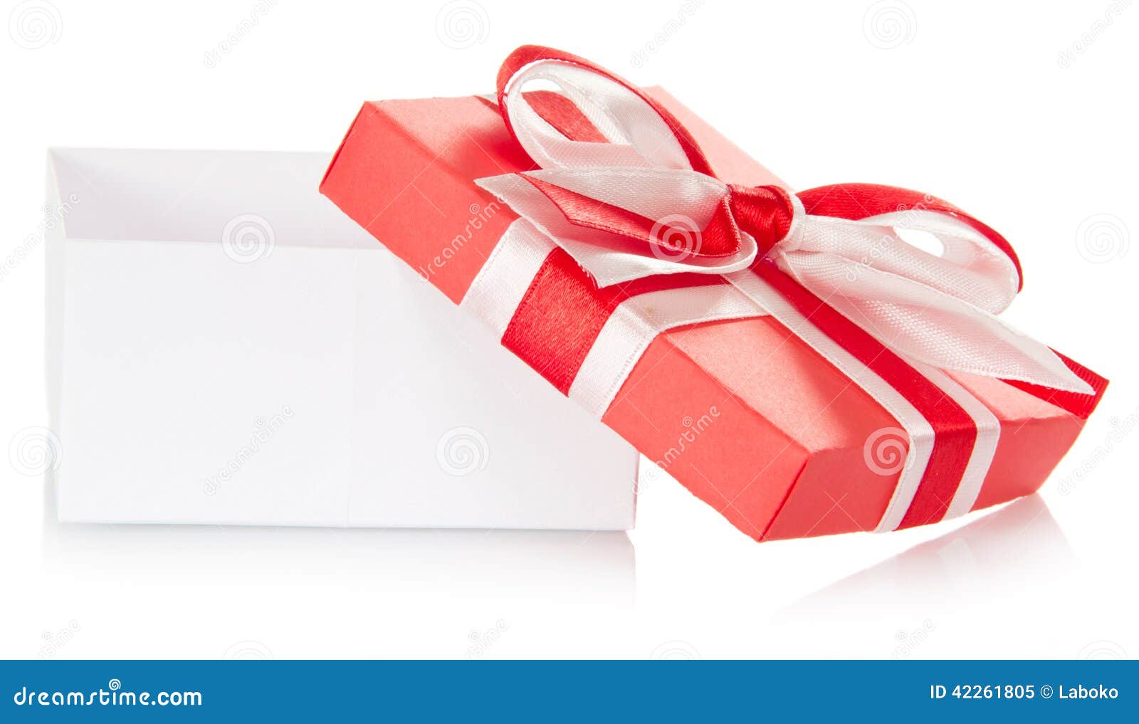Gift Box with an Open Cover Stock Image - Image of events, merry: 42261805