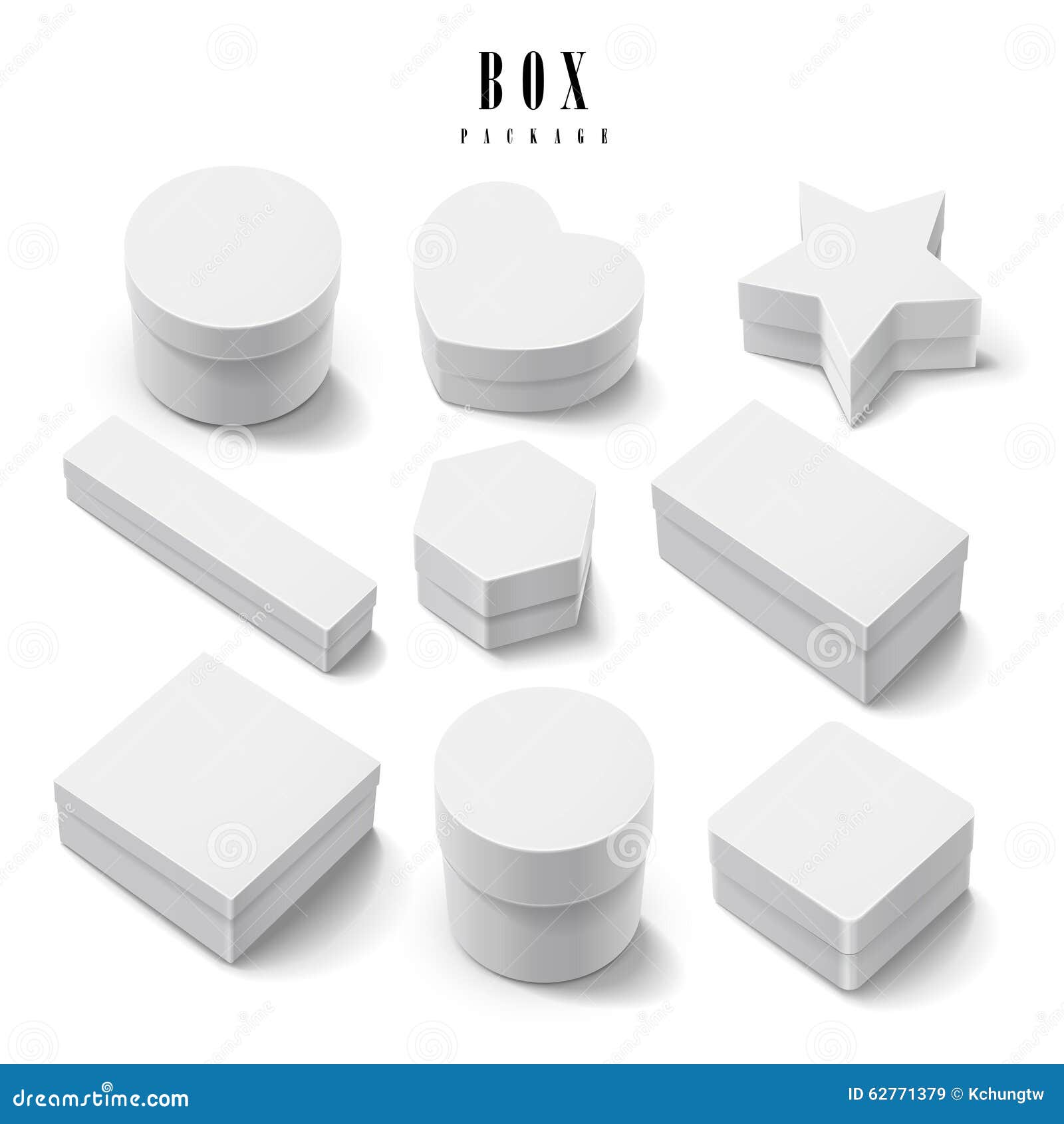 Gift Box Package Collection Stock Vector - Illustration of product ...