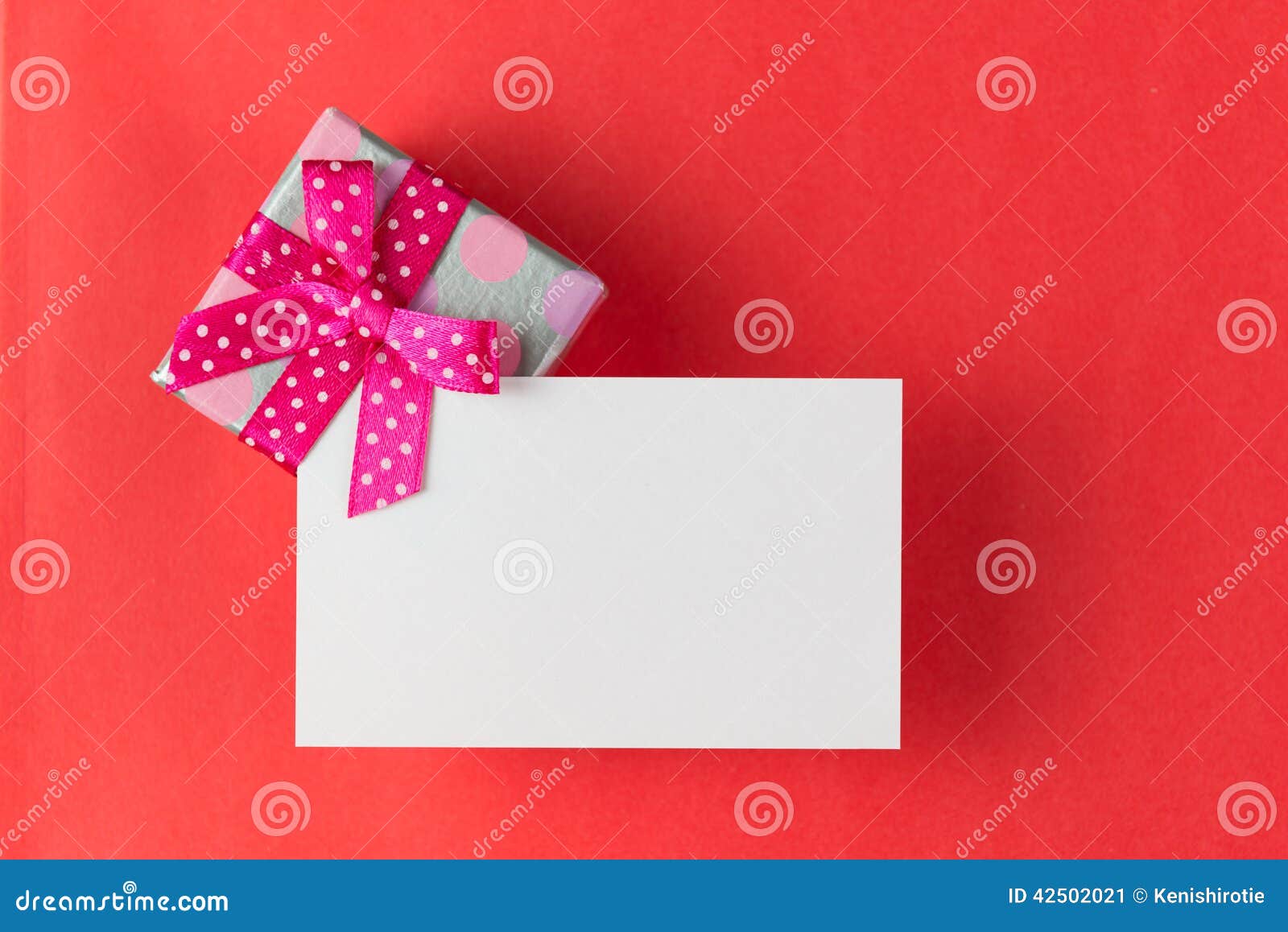 Gift box with plain card stock image. Image of event - 42502021